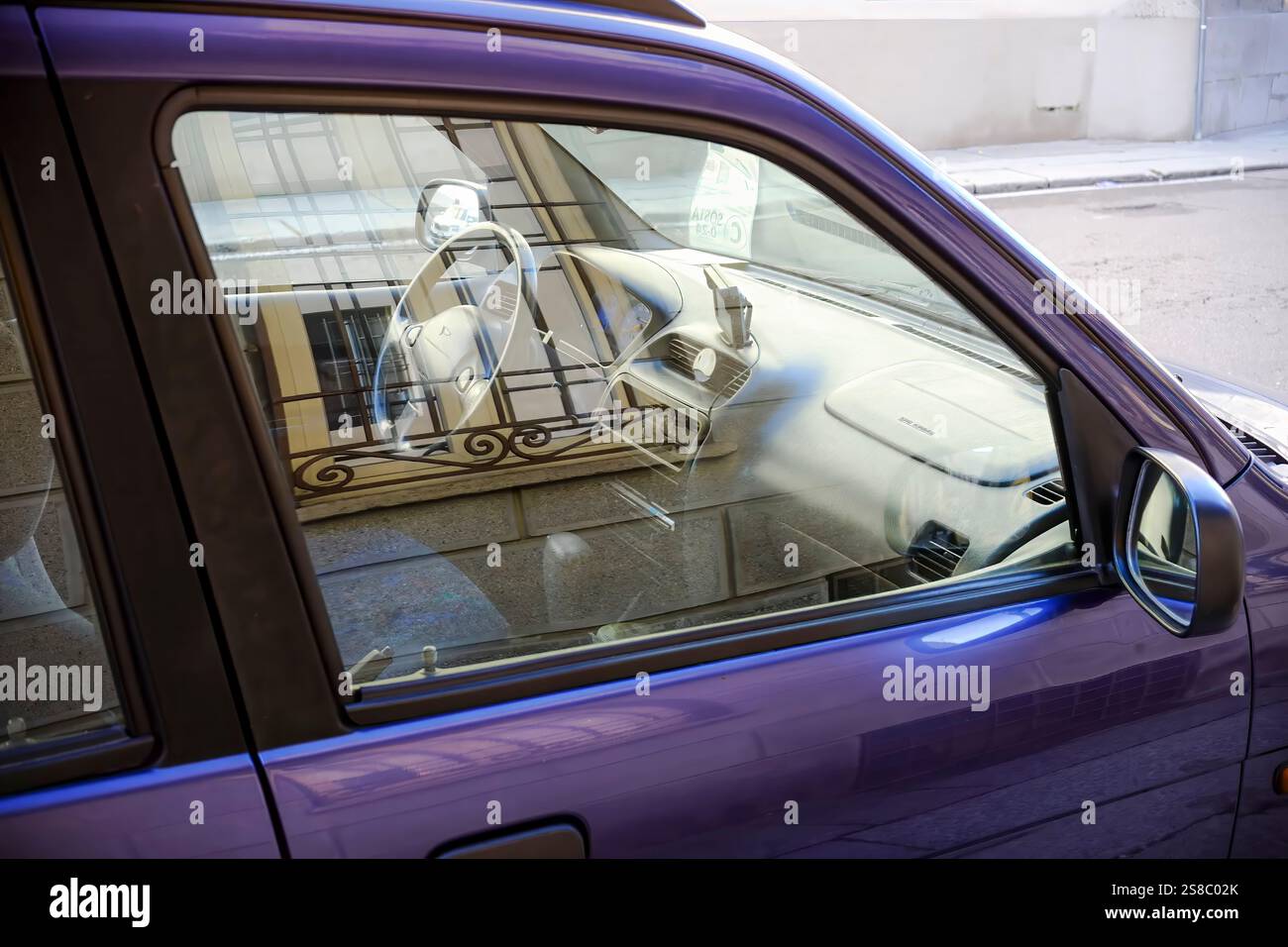 Cremona, Italy - January 15th 2025 Purple Daihatsu Terios Kid, a ...