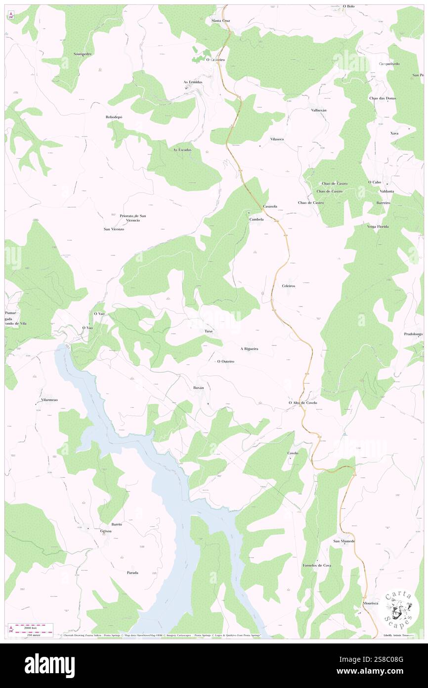 Tuxe, Provincia de Ourense, ES, Spain, Galicia, N 42 15' 0'', S 7 7' 59 ...