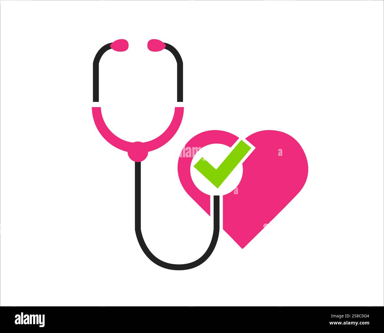 Family doctor stethoscope on Stock Vector Images - Alamy