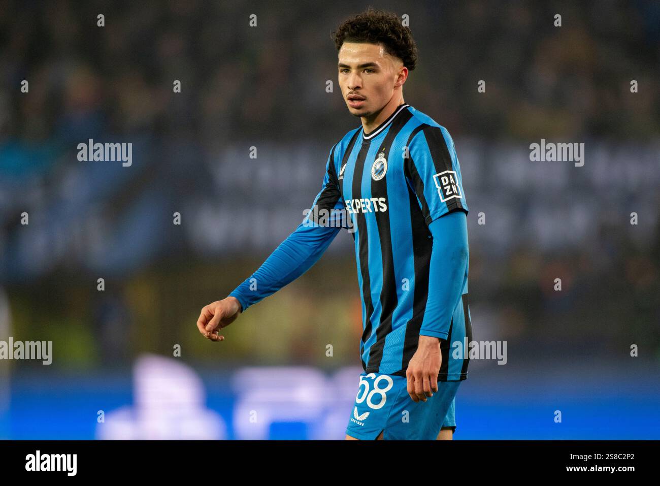 Chemsdine Talbi of Club Brugge during the UEFA Champions League 2024/25 ...