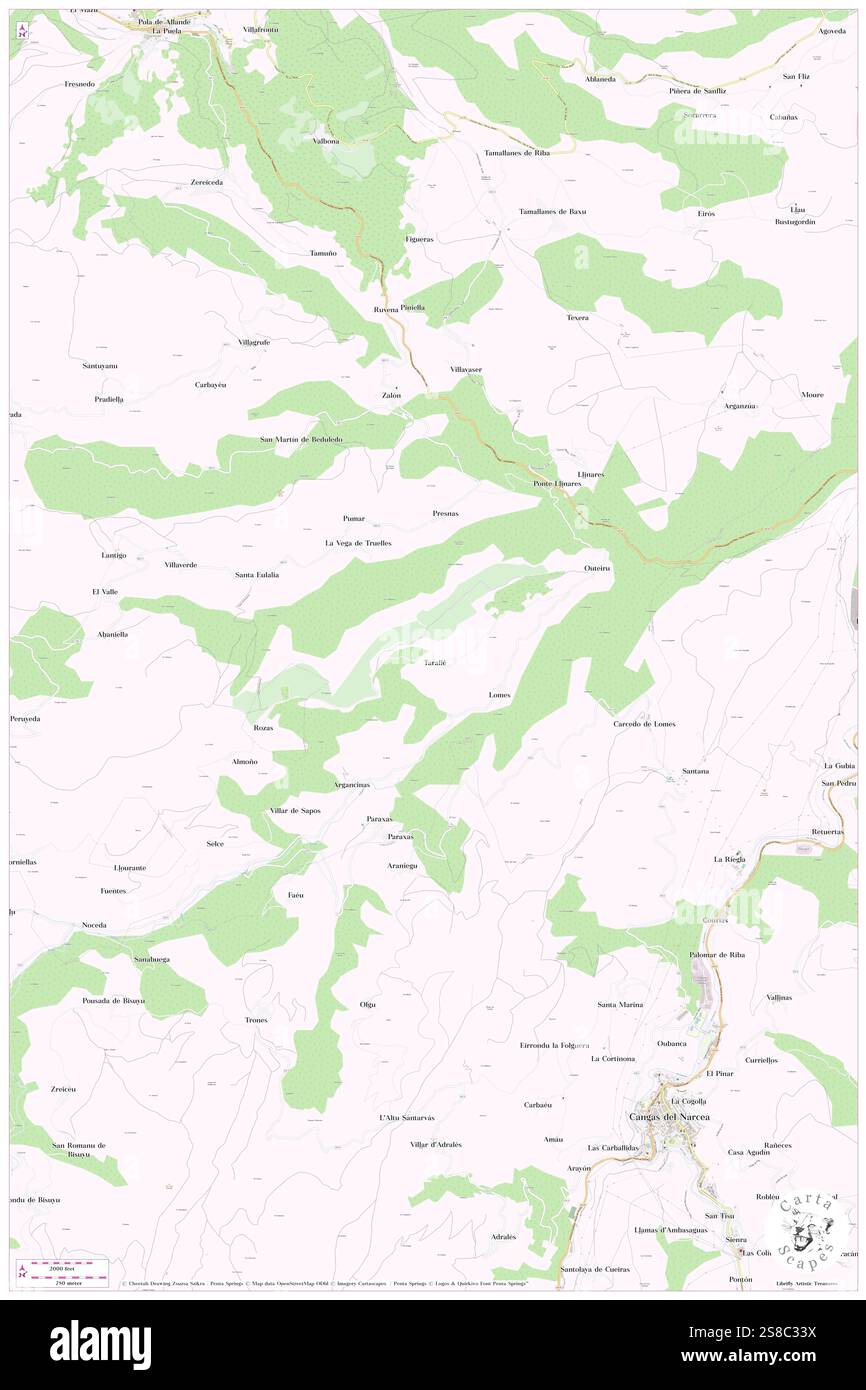 Taralle, Province of Asturias, ES, Spain, Asturias, N 43 13' 4'', S 6 ...