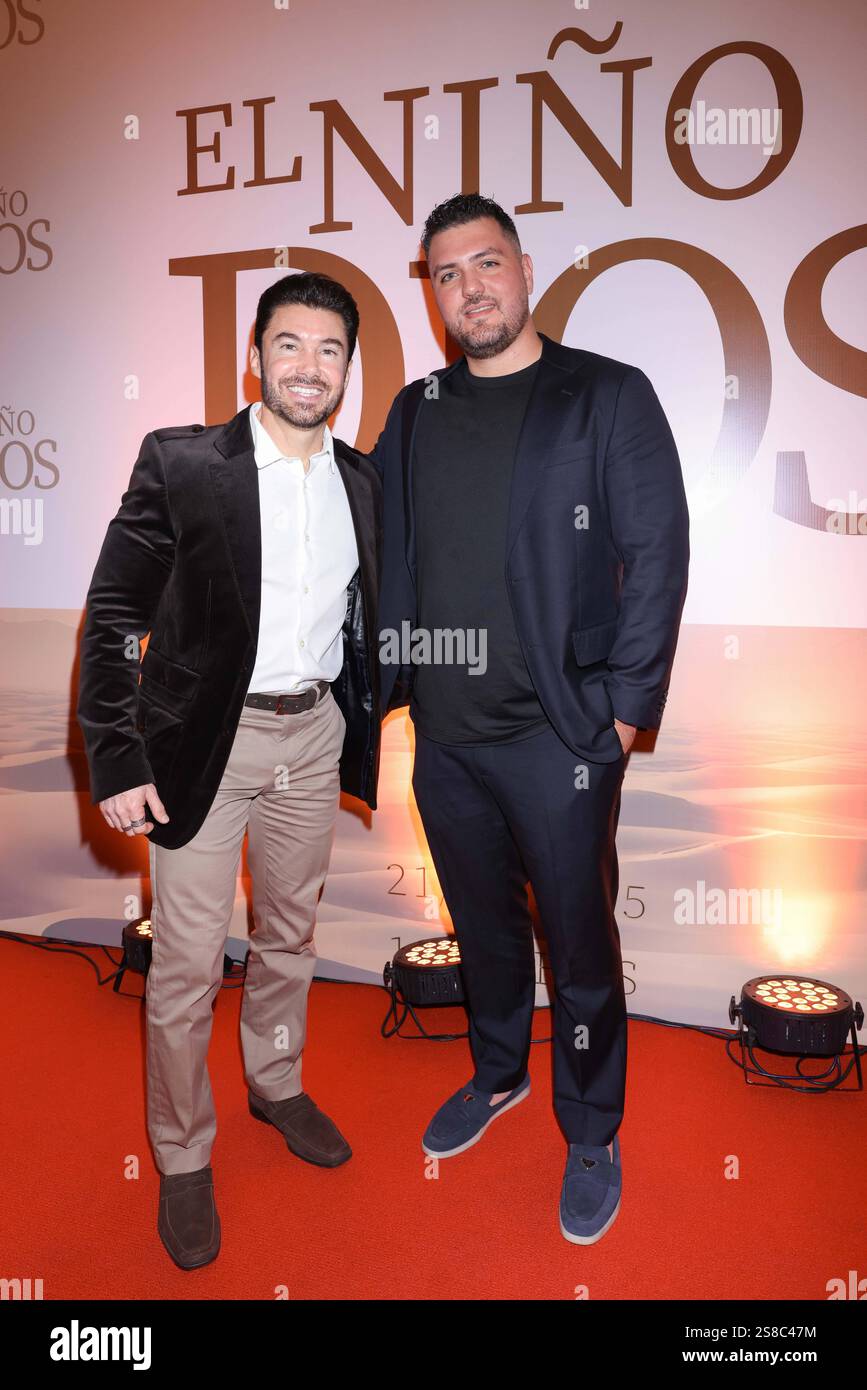 El Nino Dios Film Premiere Eduardo Brandariz and Mundo Siller attend ...