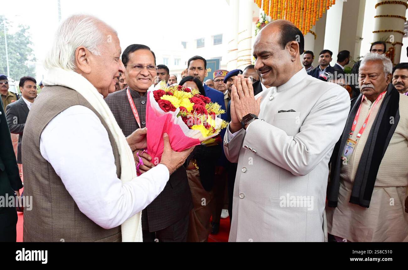 India. 21st Jan, 2025. PATNA, INDIA - JANUARY 21: Bihar Governor Arif ...