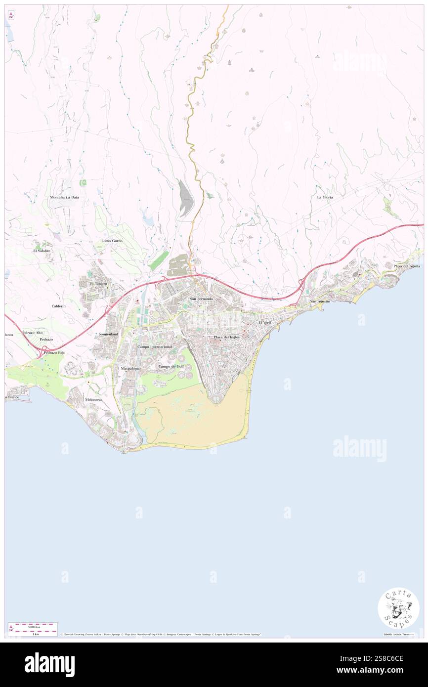 El Cardonal, Provincia de Las Palmas, ES, Spain, Canary Islands, N 27 ...