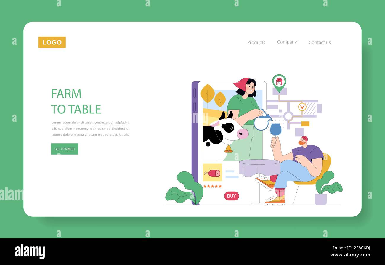 National Agriculture Day concept. Celebrating the farm-to-table journey ...