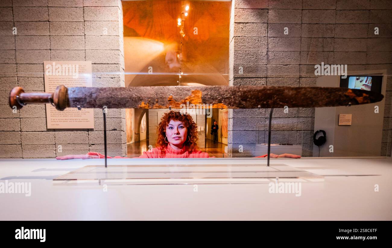 London, UK. 21 Jan 2025. Must Farm, Iron Age Sword - SOIL: The World at ...
