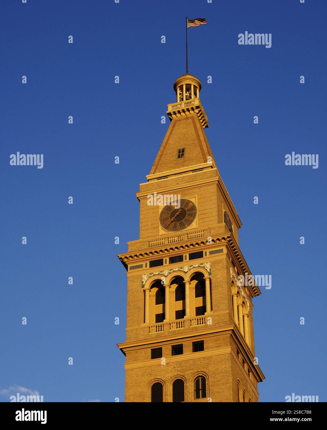 Denver, Colorado, United States. Daniels & Fisher Tower (D&F). Built in ...