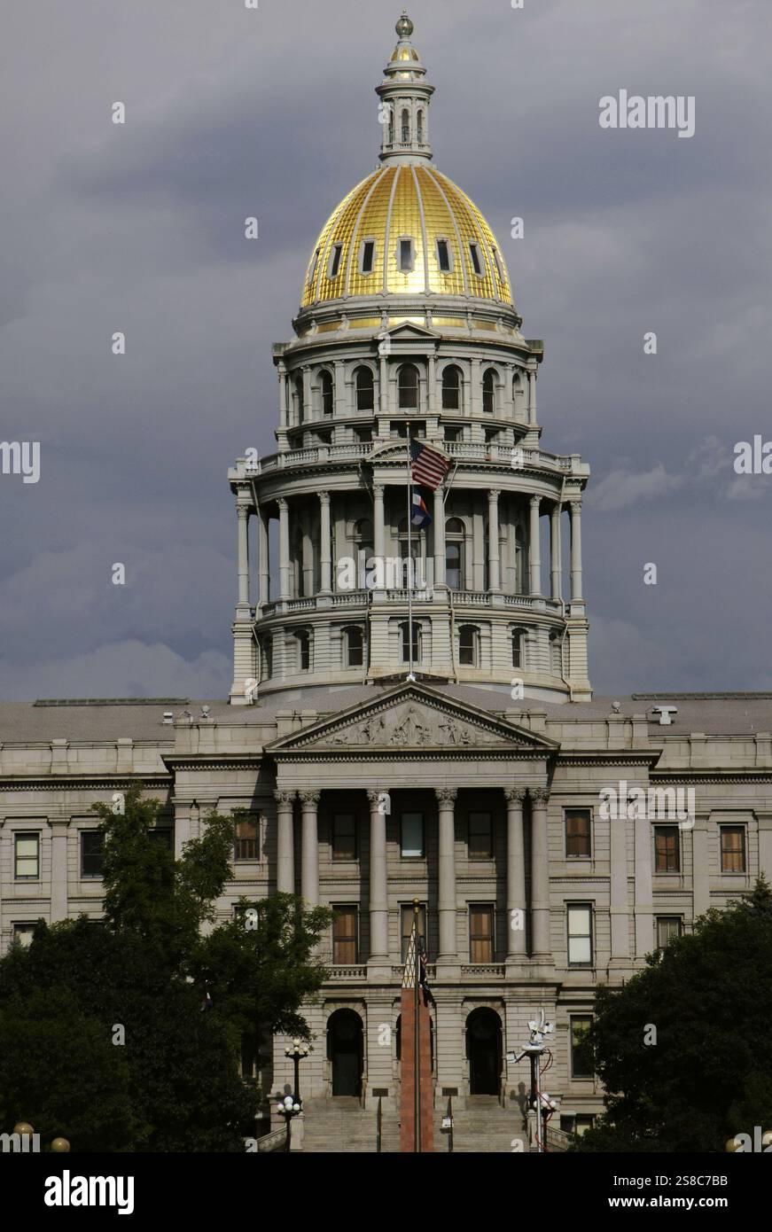 Colorado State Capitol. The building was designed by Elijah E. Myers ...