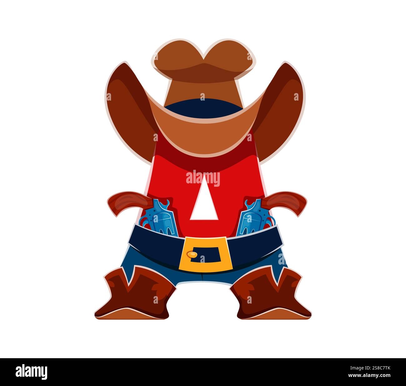 Letter A as Western cowboy font, wild west typeface, type, sheriff ...