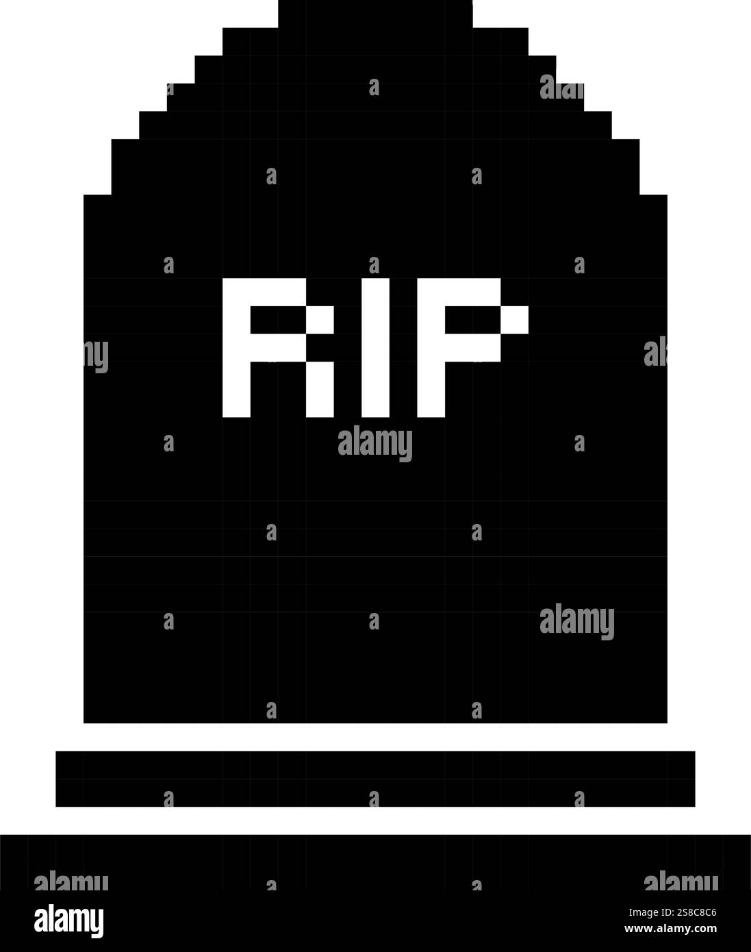 Grave pixel art tomb hi-res stock photography and images - Alamy