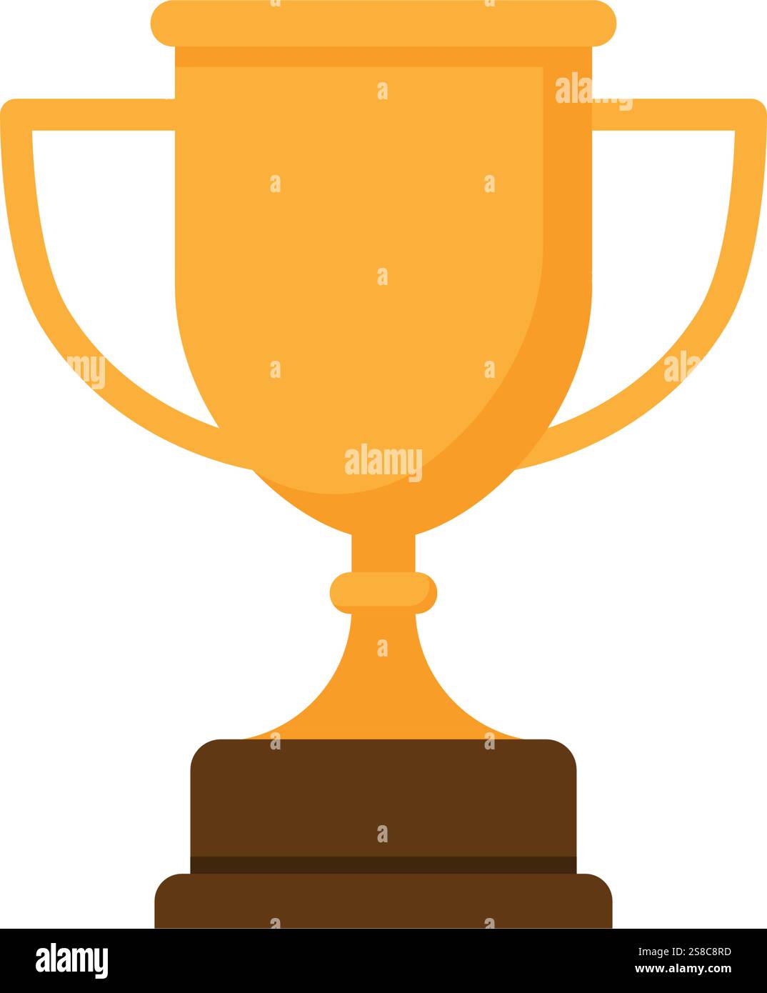 Golden cup sign icon simple design Stock Vector Image & Art - Alamy