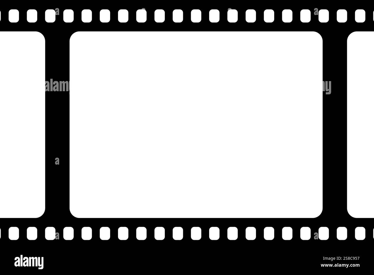 Film strip frame background illustration Stock Vector Image & Art - Alamy