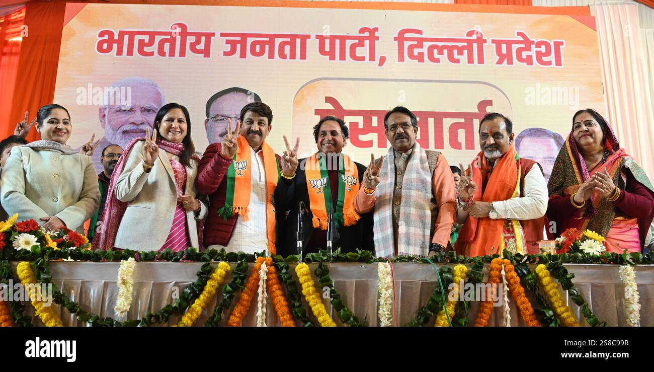 New Delhi, India. 21st Jan, 2025. New Delhi, India- Jan 21, 2025: AAP ...