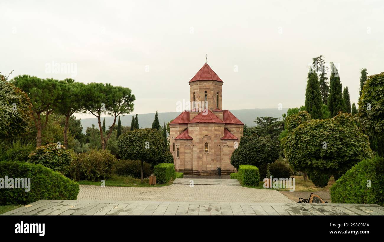 Sameba Cathedral, the largest orthodox cathedral in Georgia Stock Photo ...