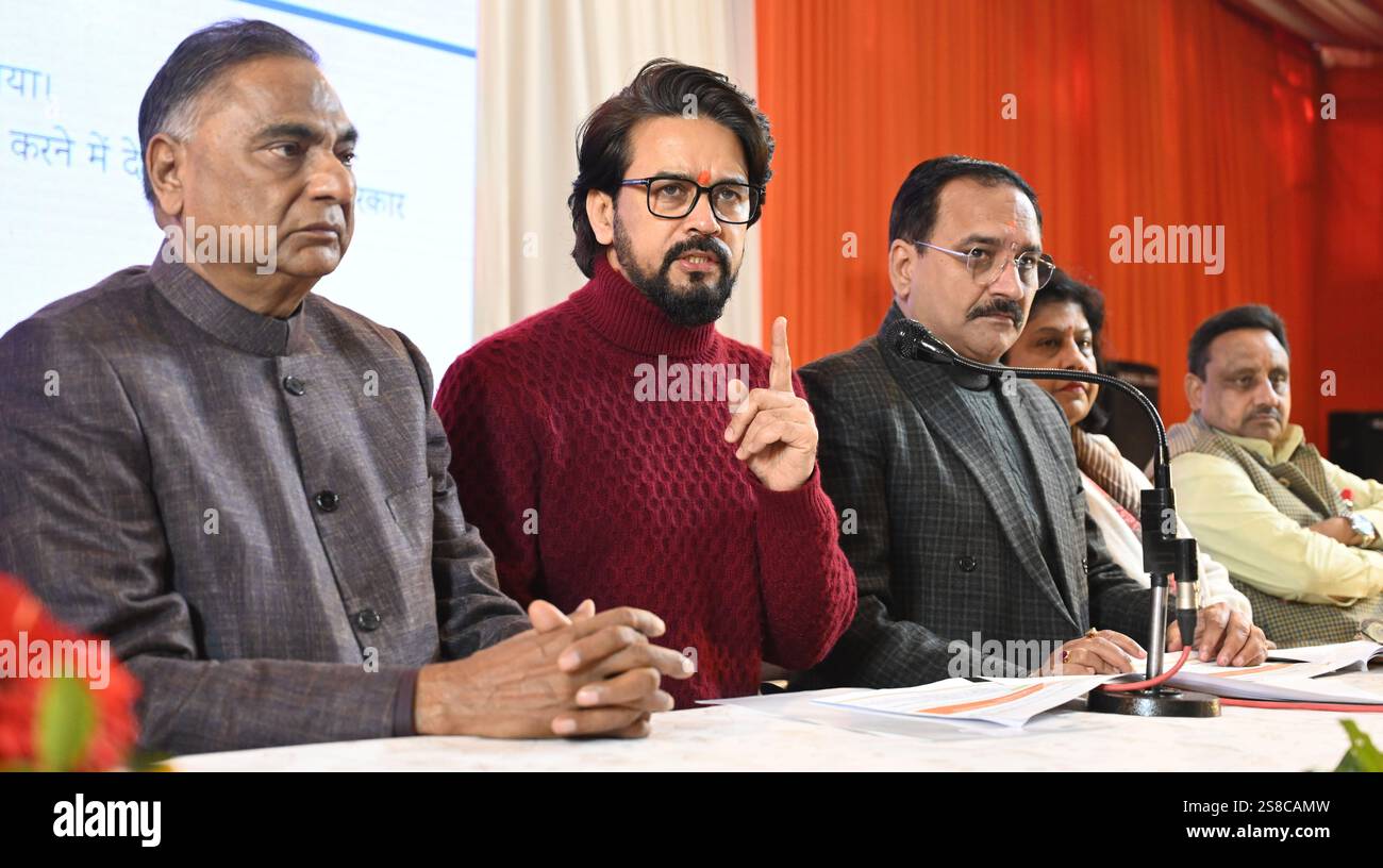 New Delhi, India. 21st Jan, 2025. NEW DELHI, INDIA - JANUARY 21: Former ...