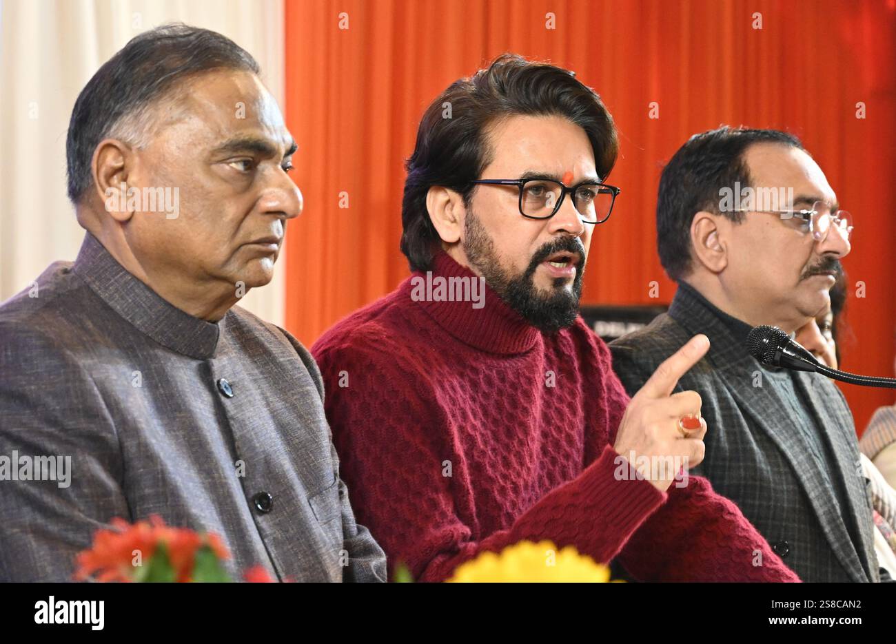 New Delhi, India. 21st Jan, 2025. NEW DELHI, INDIA - JANUARY 21: Former ...