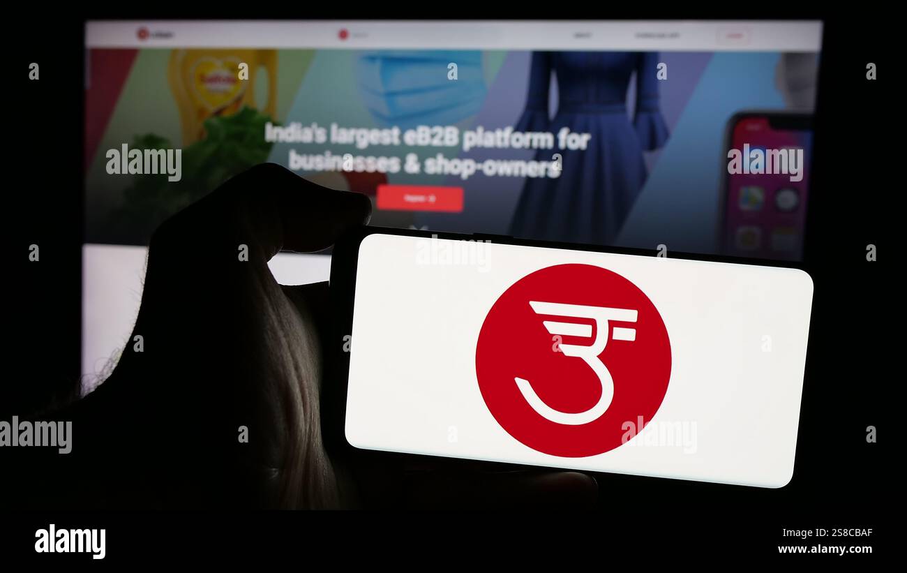 Germany. 22nd Oct, 2024. In this photo illustration, a person is ...