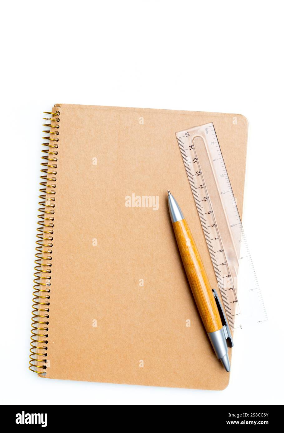 modern working table top view Stock Photo - Alamy