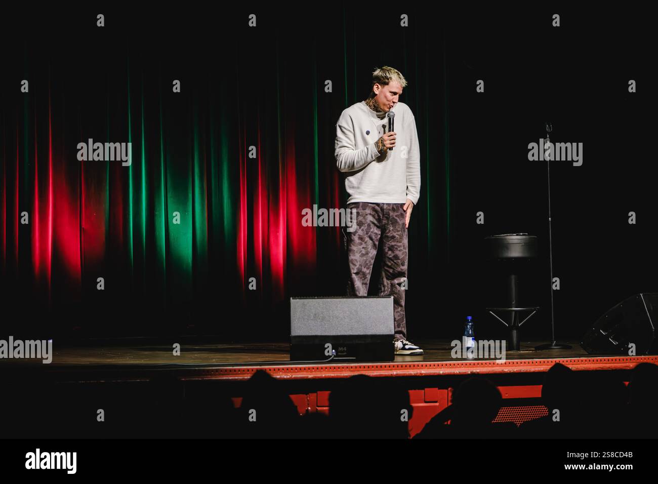 Bern, Switzerland. 21st, January 2025. The Swiss comedian Fabio Landert ...