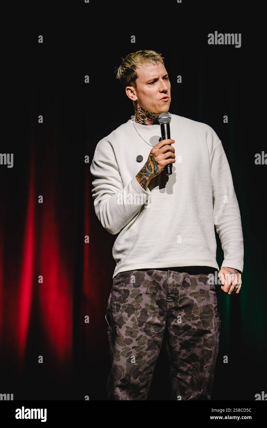 Bern, Switzerland. 21st Jan, 2025. The Swiss comedian Fabio Landert ...