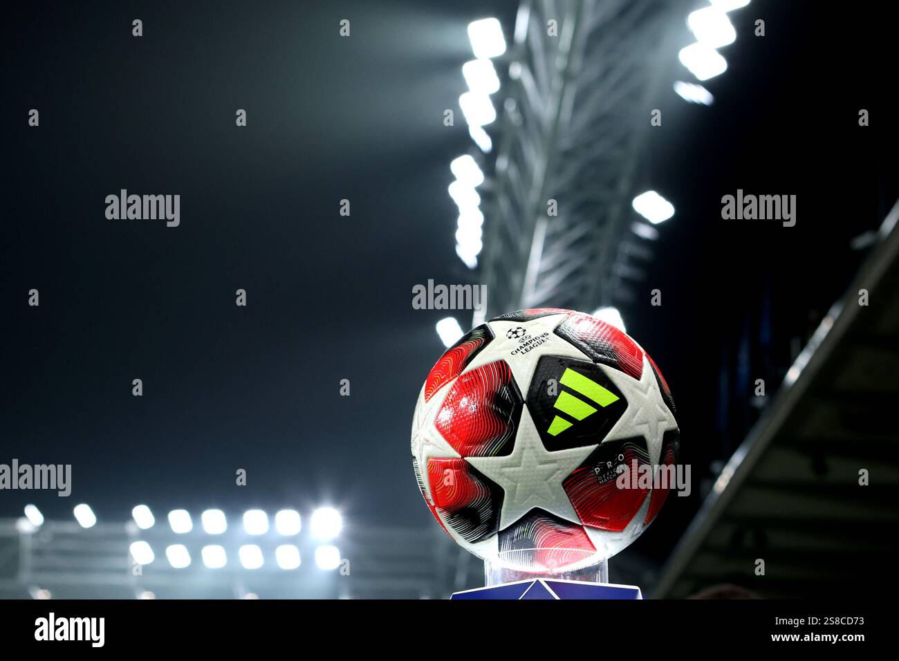 Bergamo, Italy. 21st Jan, 2025. The official Adidas UCL third pro match ...