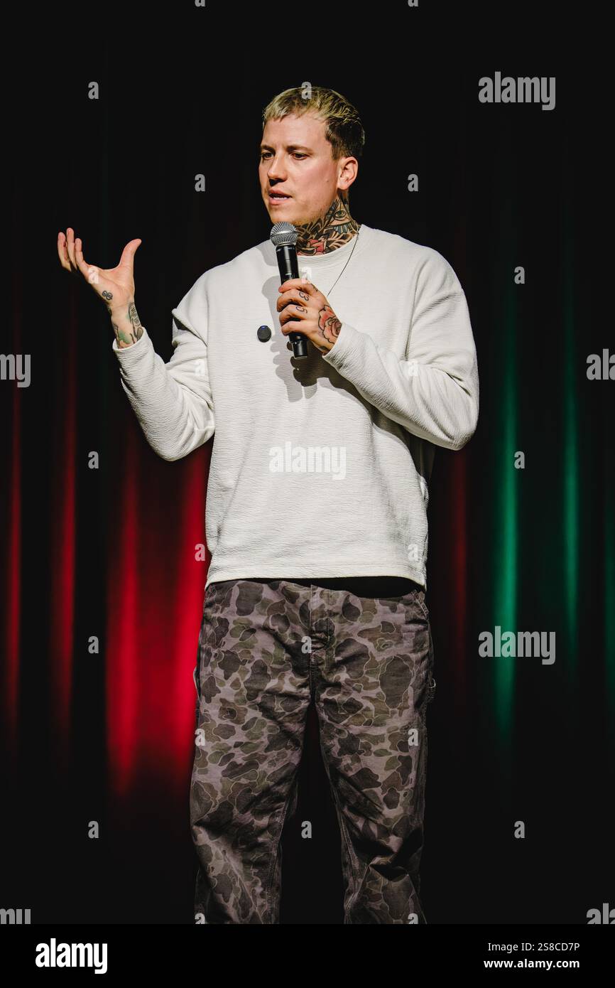 Bern, Switzerland. 21st Jan, 2025. The Swiss comedian Fabio Landert ...