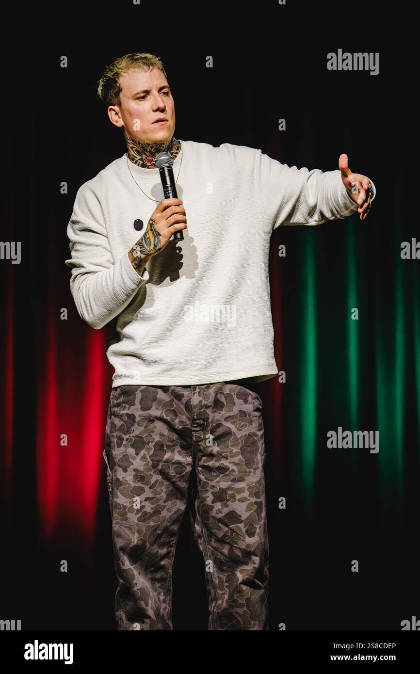 Bern, Switzerland. 21st Jan, 2025. The Swiss comedian Fabio Landert ...