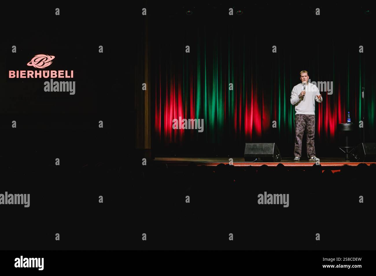 Bern, Switzerland. 21st Jan, 2025. The Swiss comedian Fabio Landert ...