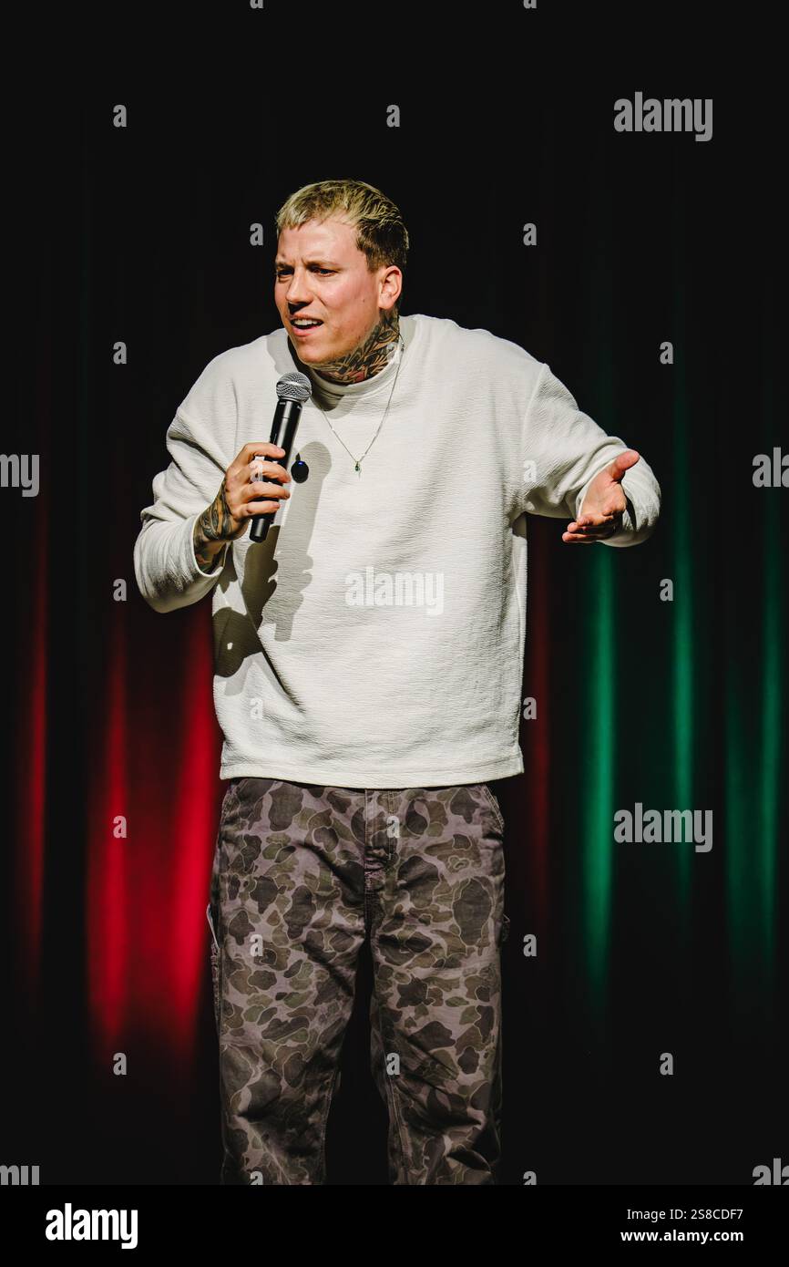 Bern, Switzerland. 21st Jan, 2025. The Swiss comedian Fabio Landert ...