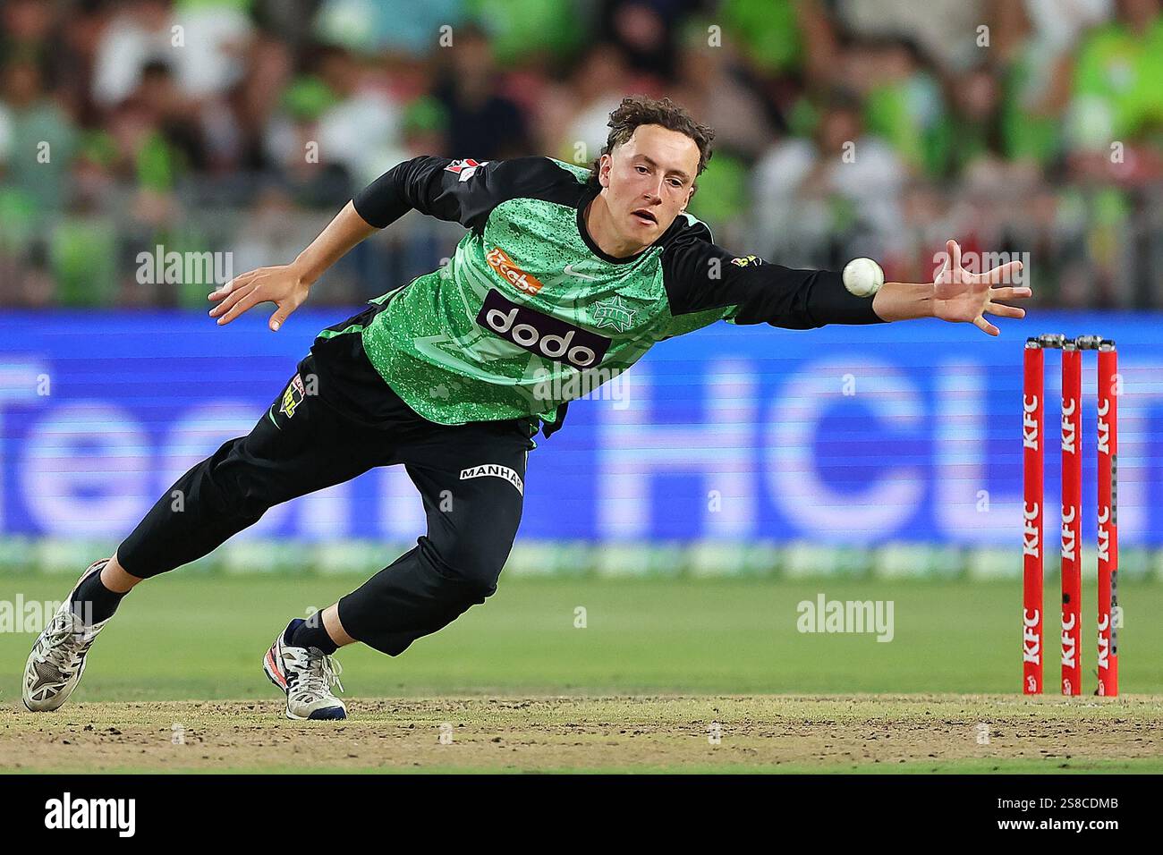 Sydney, Australia. 22nd Jan, 2025. Doug Warren of the Stars fields ...