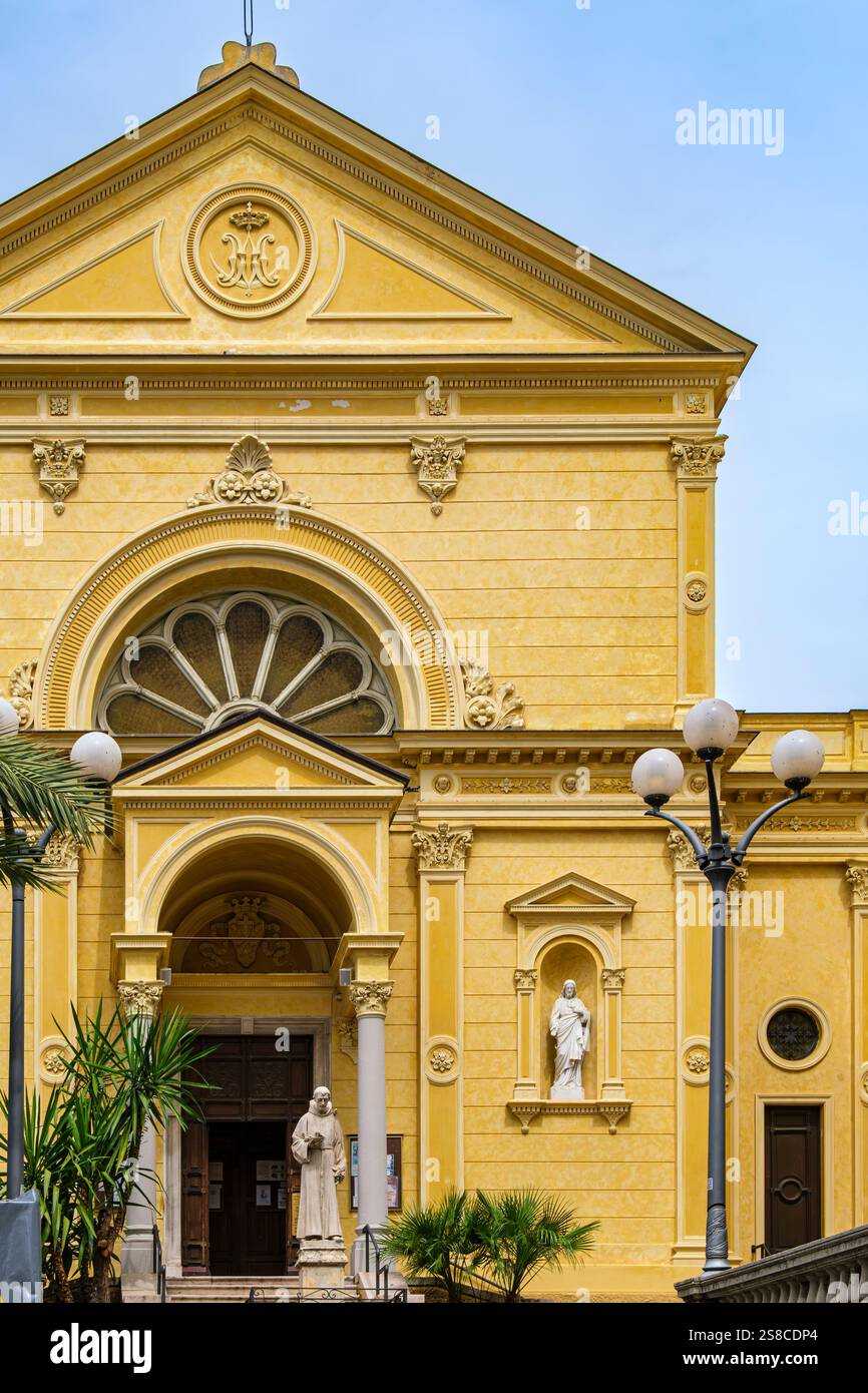 Main portal and south side of the Capuchin Church, Chiesa Frati ...