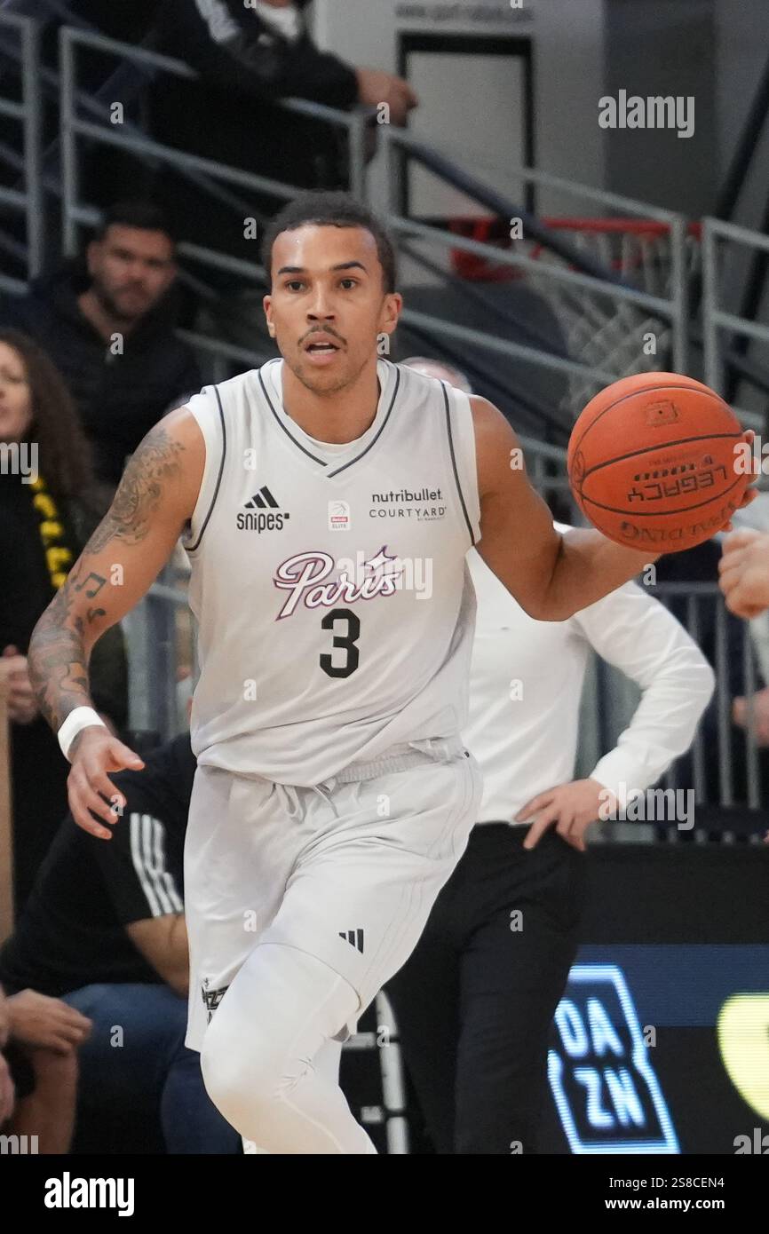 3 Tyson Ward of Paris Basket During the French championship, Betclic ...