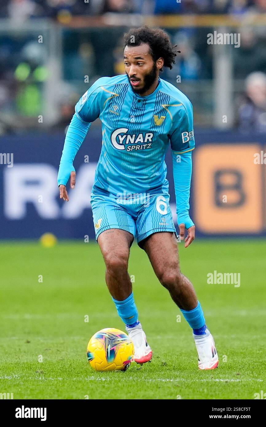 Parma, Italy. 19th Jan, 2025. Gianluca Busio of Venezia FC during the ...