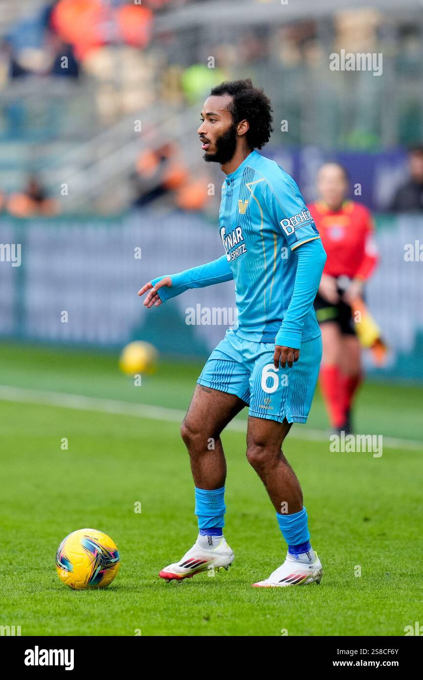 Parma, Italy. 19th Jan, 2025. Gianluca Busio of Venezia FC during the ...