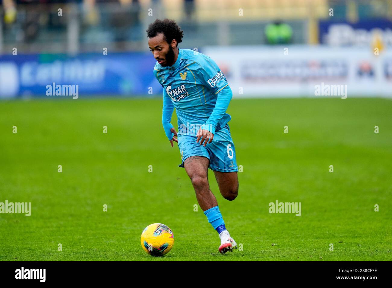 Parma, Italy. 19th Jan, 2025. Gianluca Busio of Venezia FC during the ...