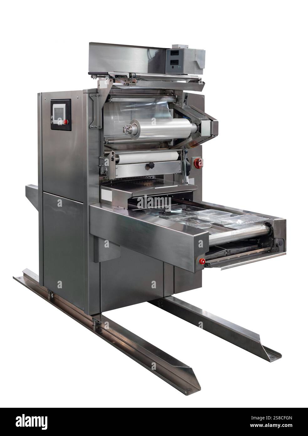 Isolated food packaging machine. Automatic sealing machine technology ...