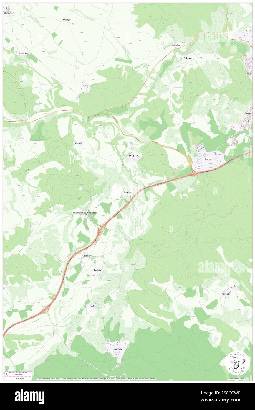 Azqueta, Provincia de Navarra, ES, Spain, Navarre, N 42 38' 7'', S 2 5 ...