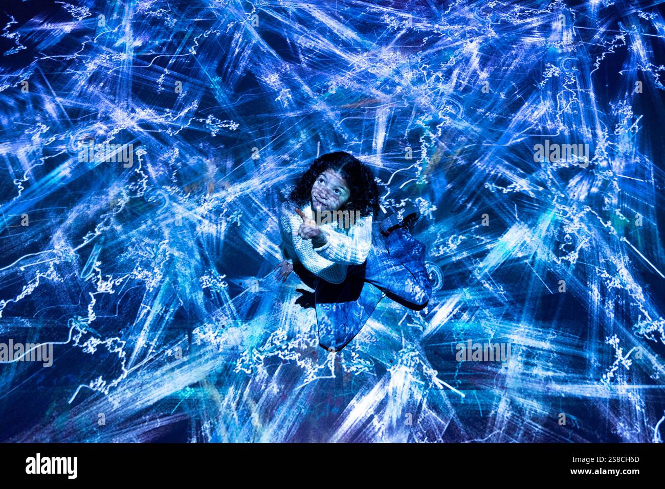 EDITORIAL USE ONLY Tayah Callender, 11, views As Above, So Below by ...