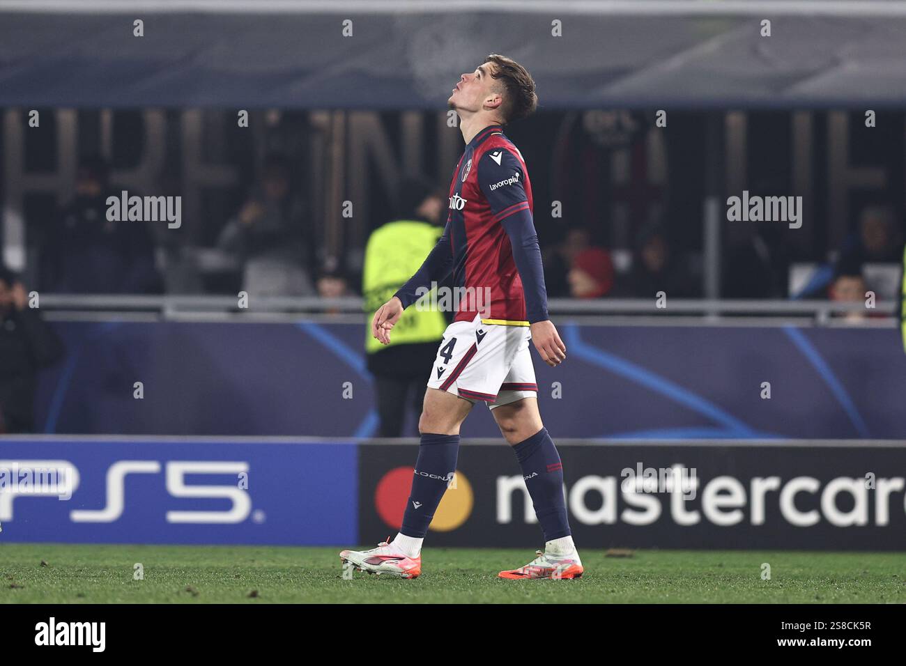 Thijs Dallinga (Bologna) celebrates after scoring his team's first goal ...