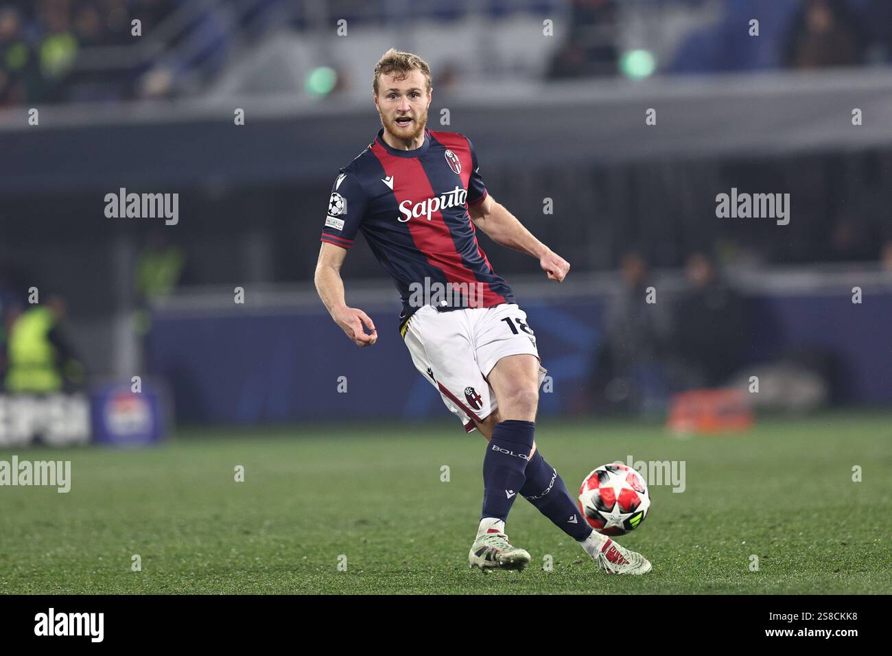 Tommaso Pobega (Bologna) during the UEFA Cchampions League match ...