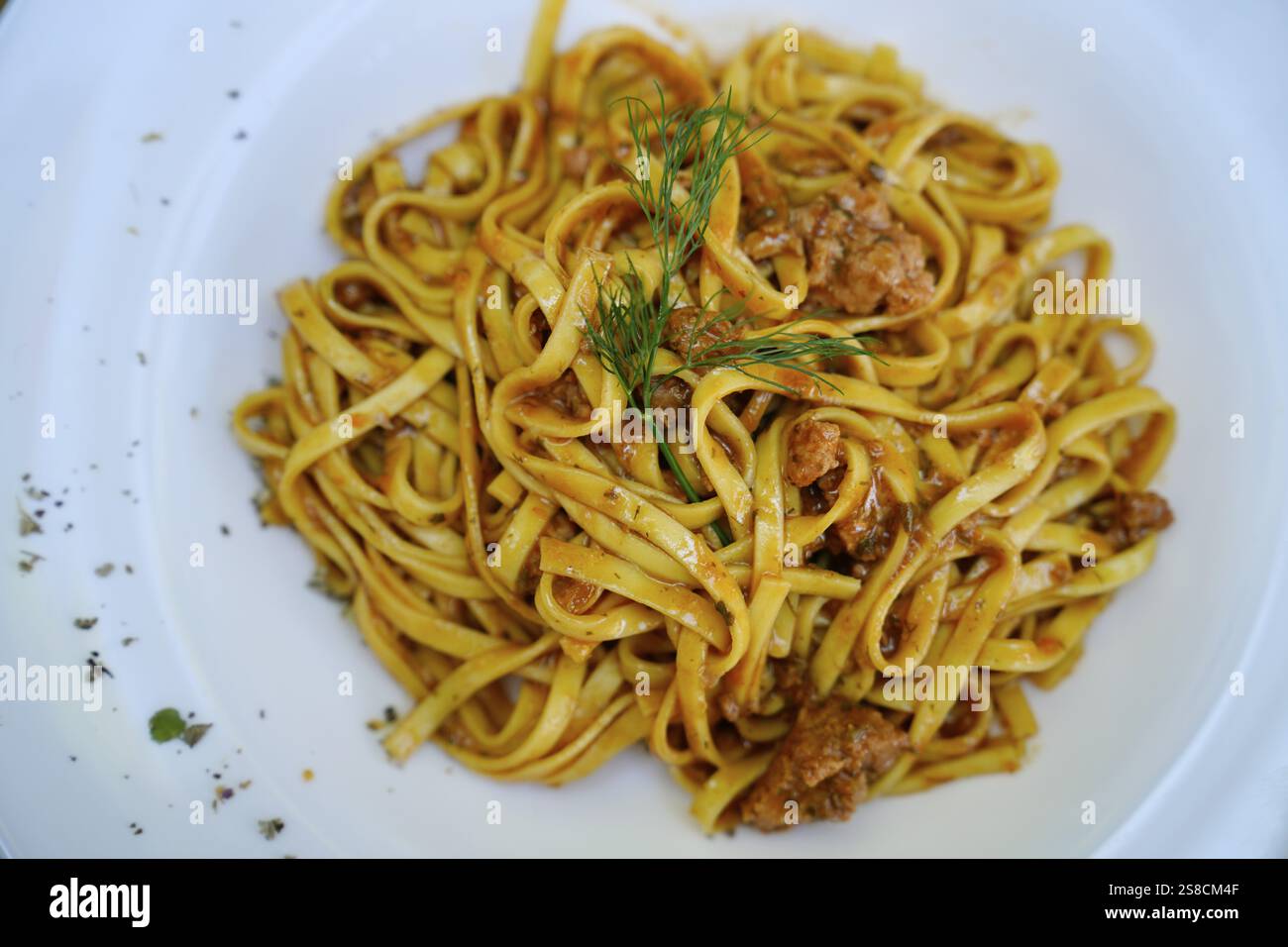 Pasta, noodles, food.typical italian food, Italy, Europe Stock Photo ...