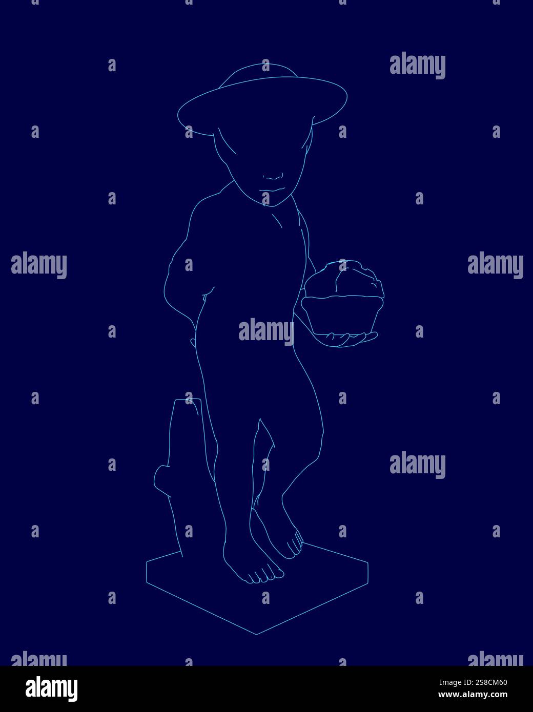 Standing male figure wearing Stock Vector Images - Alamy