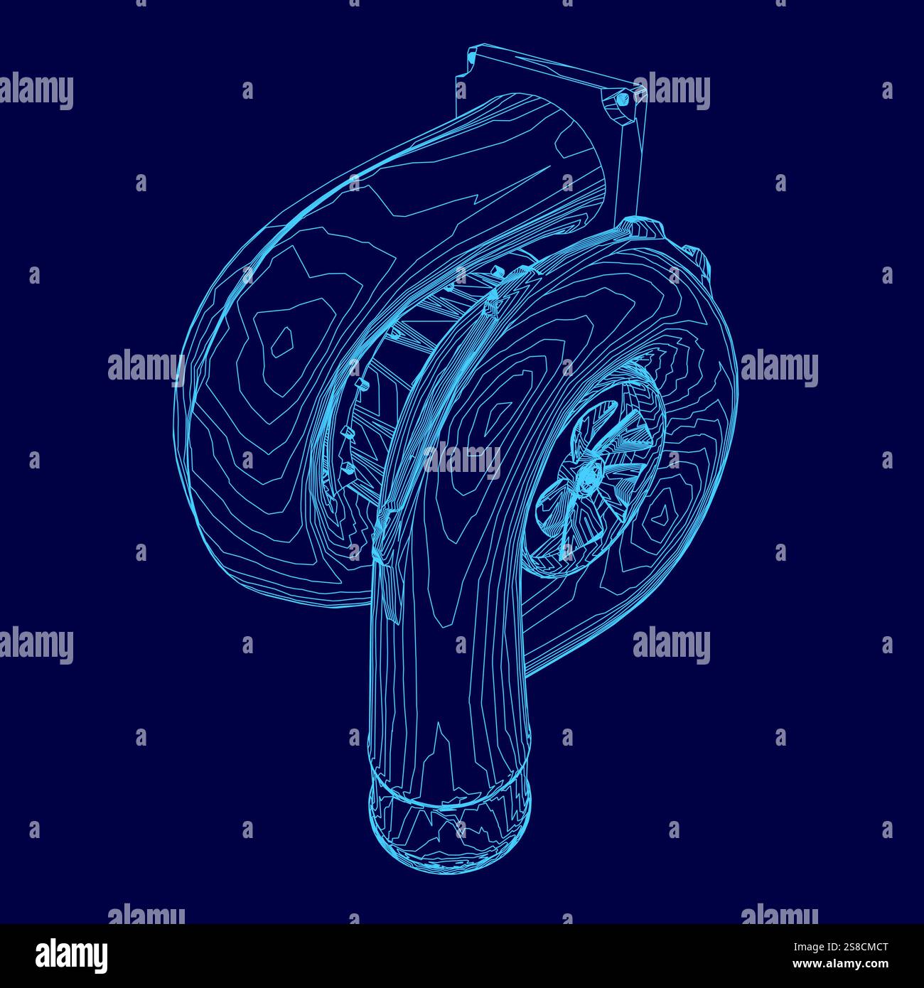 3d cad car part Stock Vector Images - Alamy