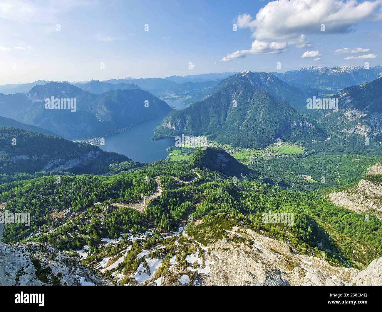 Amazing mountains panorama from 5 Fingers viewing platform above ...