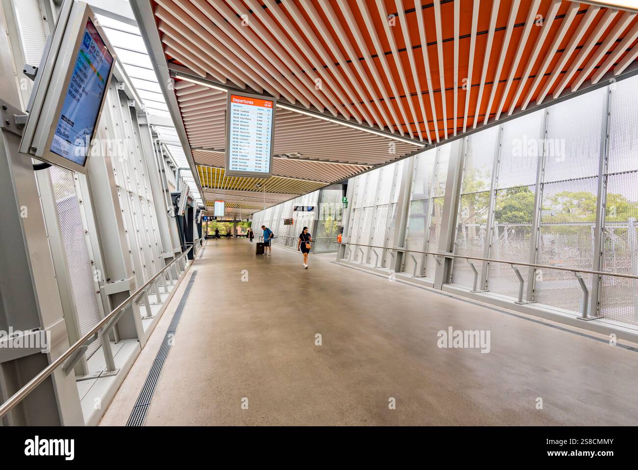 Designed by Designinc for Transport for NSW, the railway overpass at ...