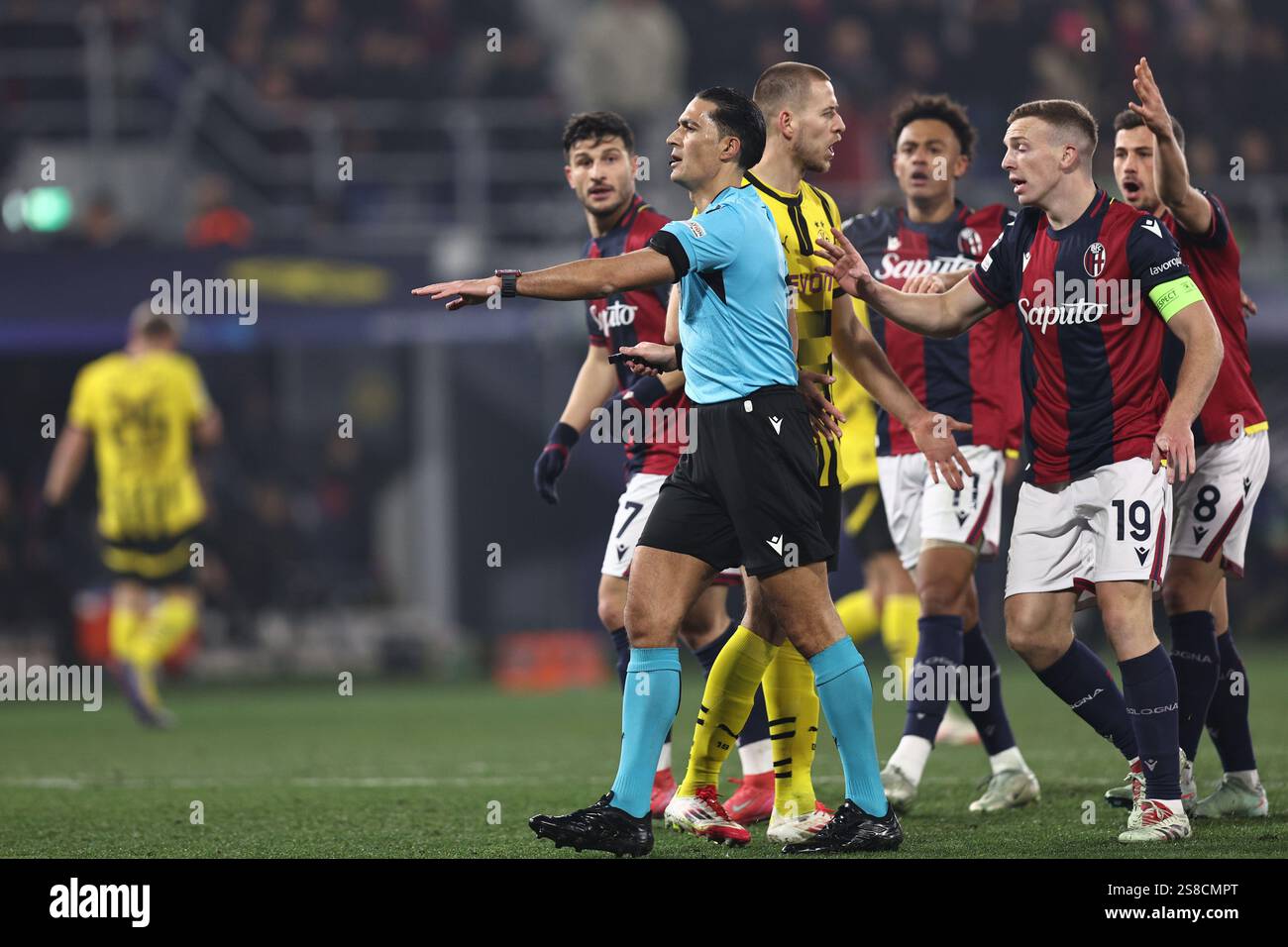 Serdar Gozubuyuk (Referee) during the UEFA Cchampions League match ...