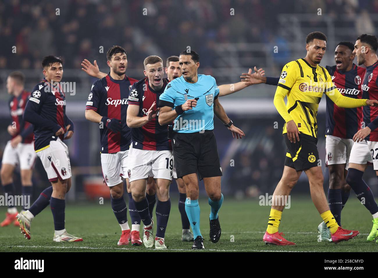 Serdar Gozubuyuk (Referee) during the UEFA Cchampions League match ...