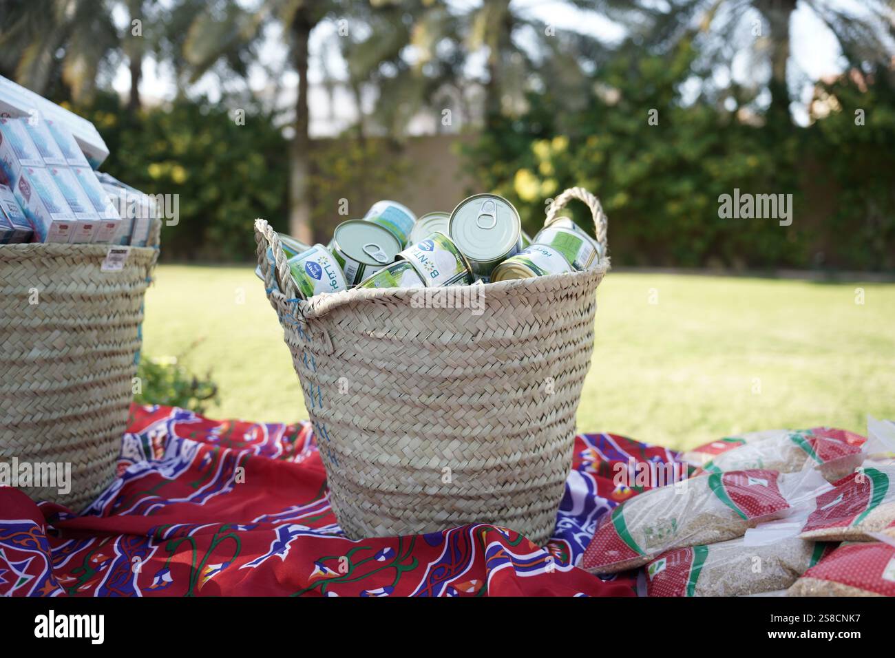 Ramadan gift basket hi-res stock photography and images - Alamy