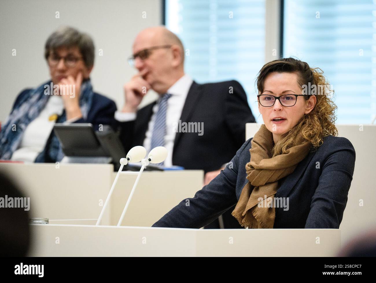 Potsdam, Germany. 22nd Jan, 2025. Hanka Mittelstädt (SPD), Minister for ...