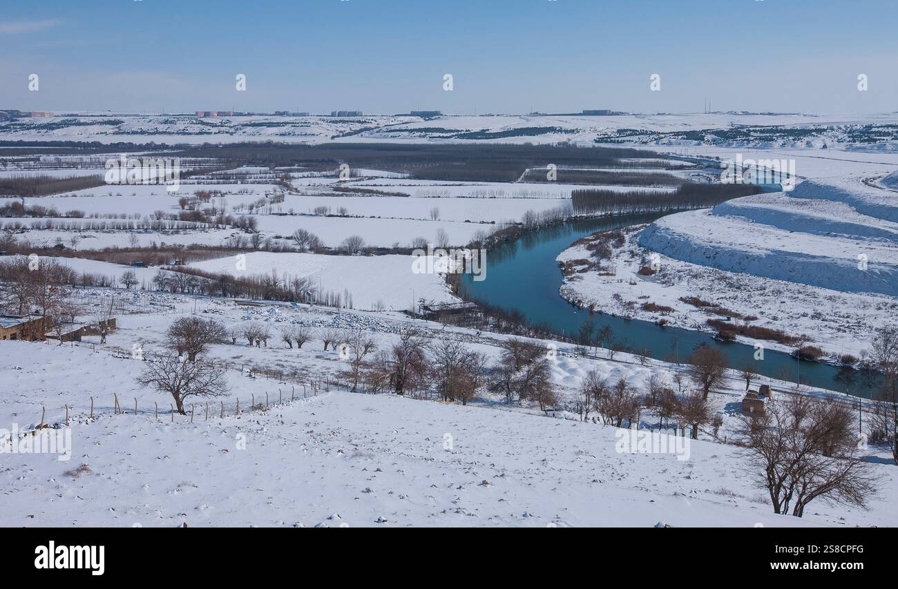 The Tigris River in Diyarbakır is of great importance in irrigating the ...